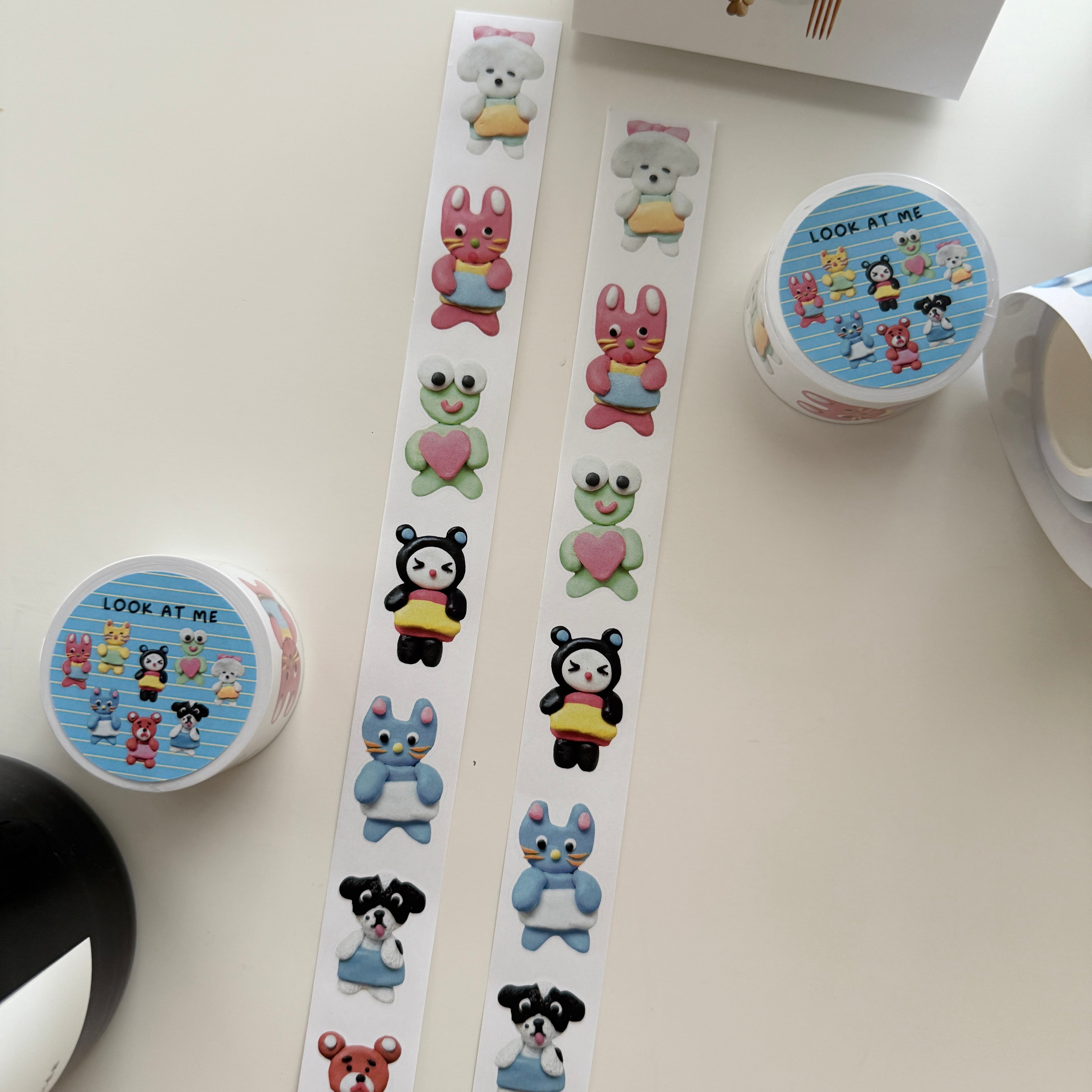 Sosom room Look at Me Kiss-cut Sticker Roll – Journal Station