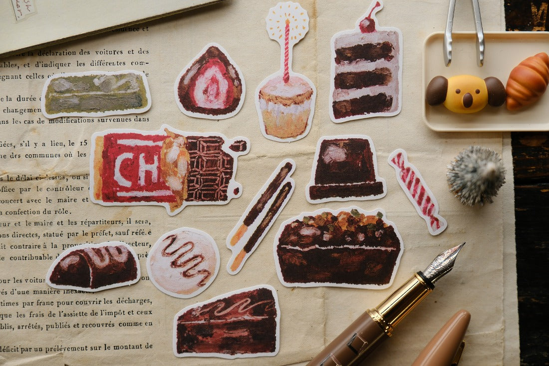 OURS Chocolate Life Sticker Pack – Journal Station