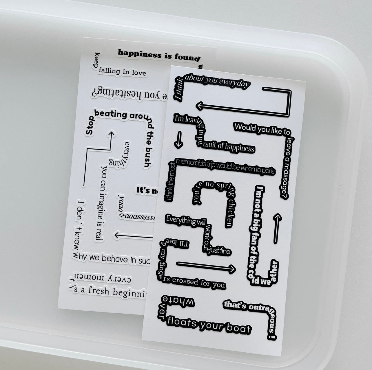fromsawol Maze Sticker | 2 Colors – Journal Station
