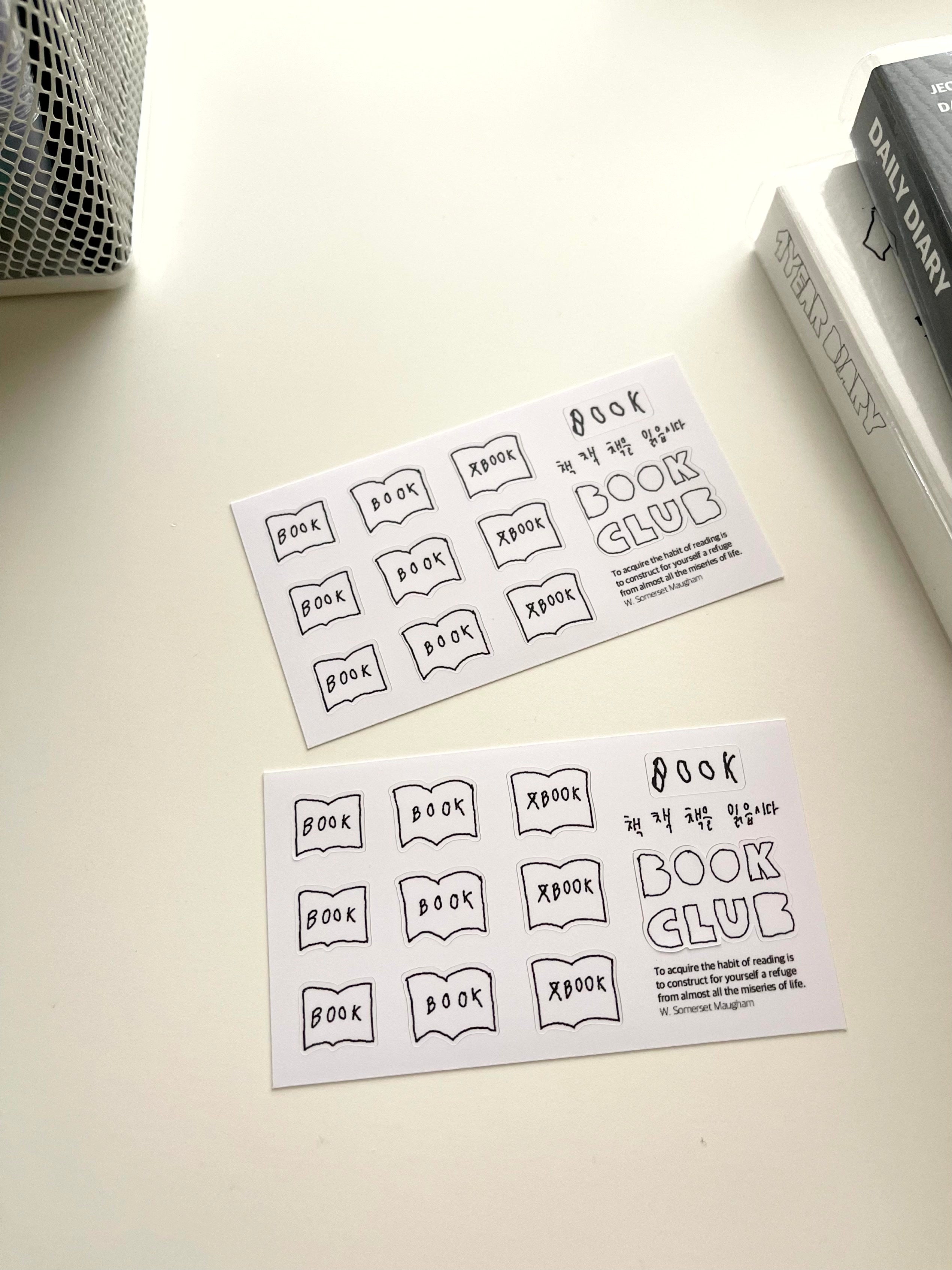 Jeongo Innerside Book Club Sticker – Journal Station