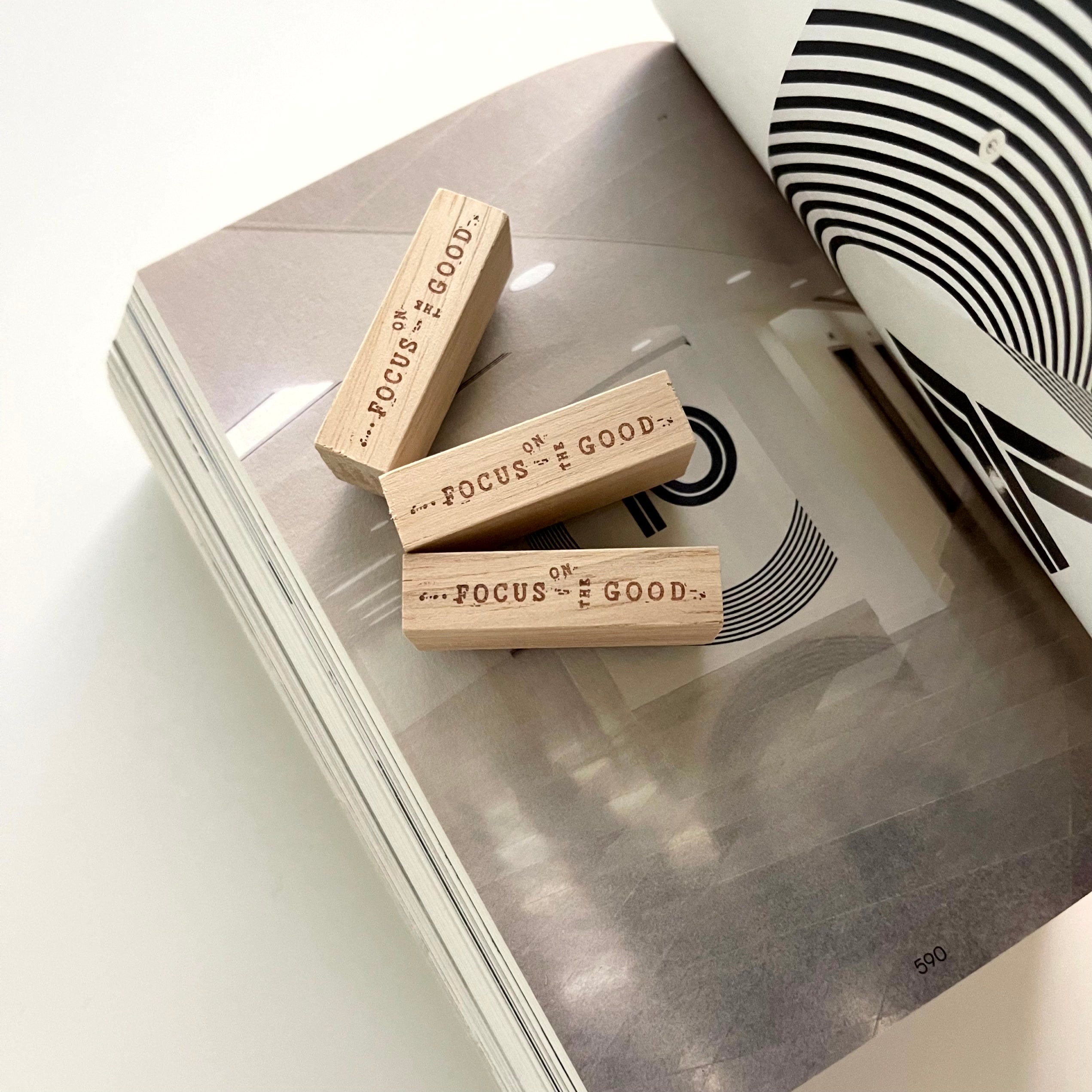 Penspapersplanner Focus On The Good Rubber Stamp – Journal Station