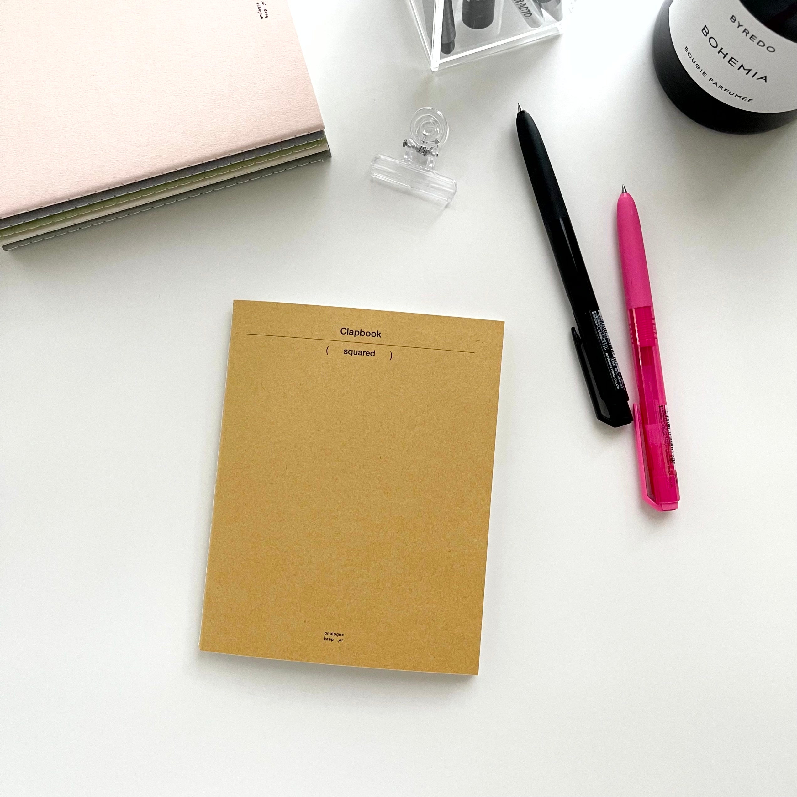 Analogue Keeper NEW Clap Book / Squared (Grid) – Journal Station