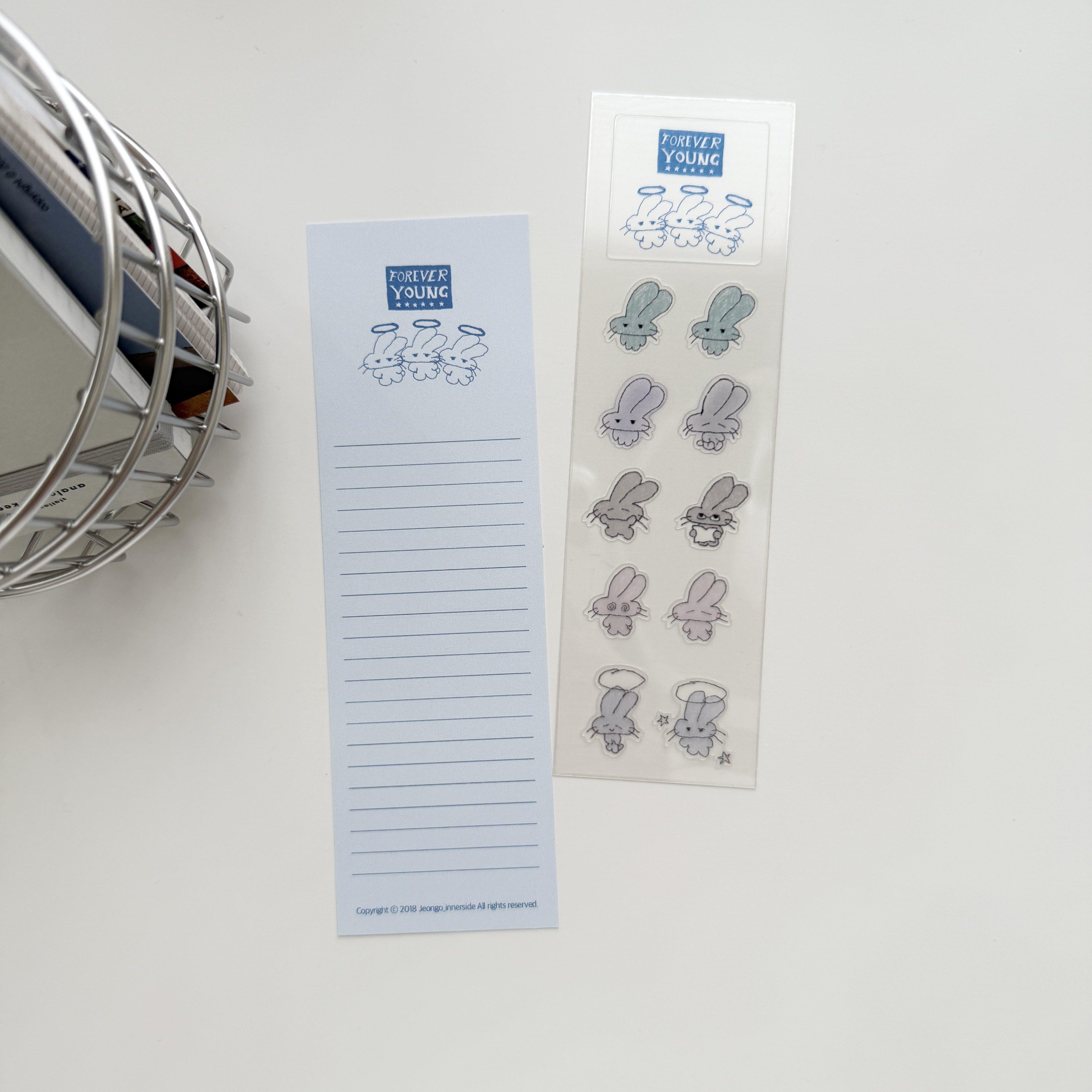Jeongo Innerside Forever Rabbit Clear Sticker – Journal Station