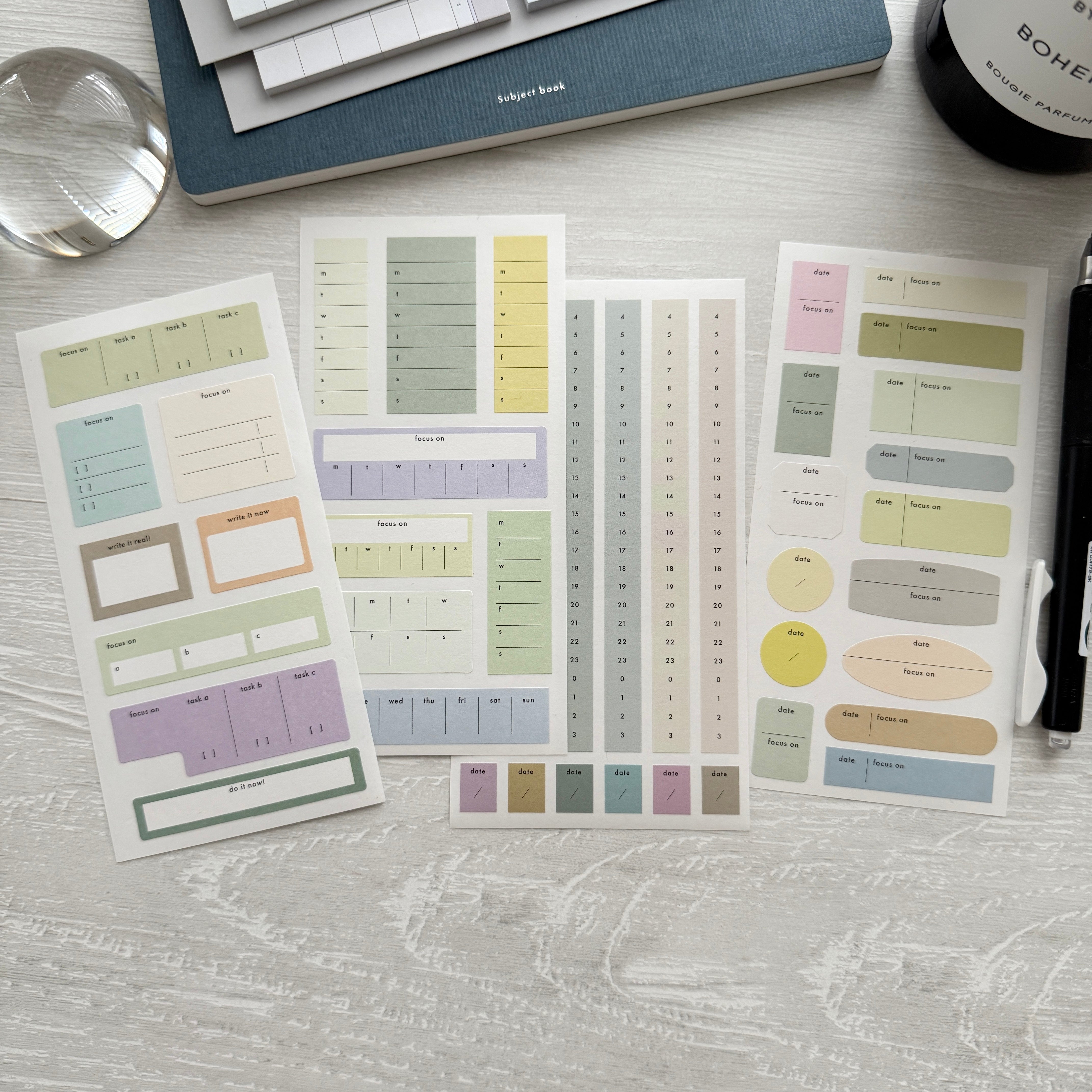 Analogue Keeper 2025 NEW Beginning Sticker Set / 4 Designs – Journal ...