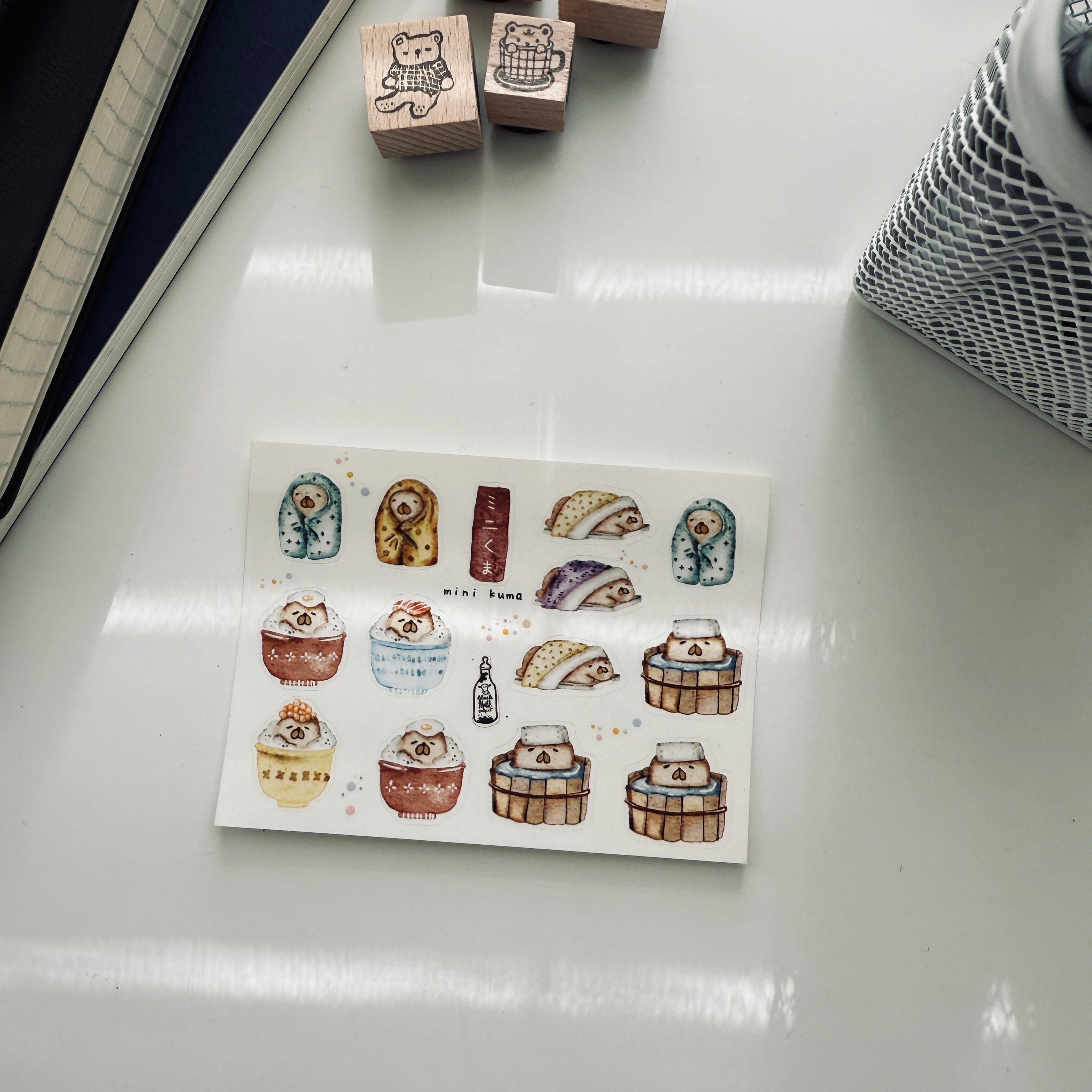 Black Milk Project Mini Kuma Mini Sticker – Journal Station