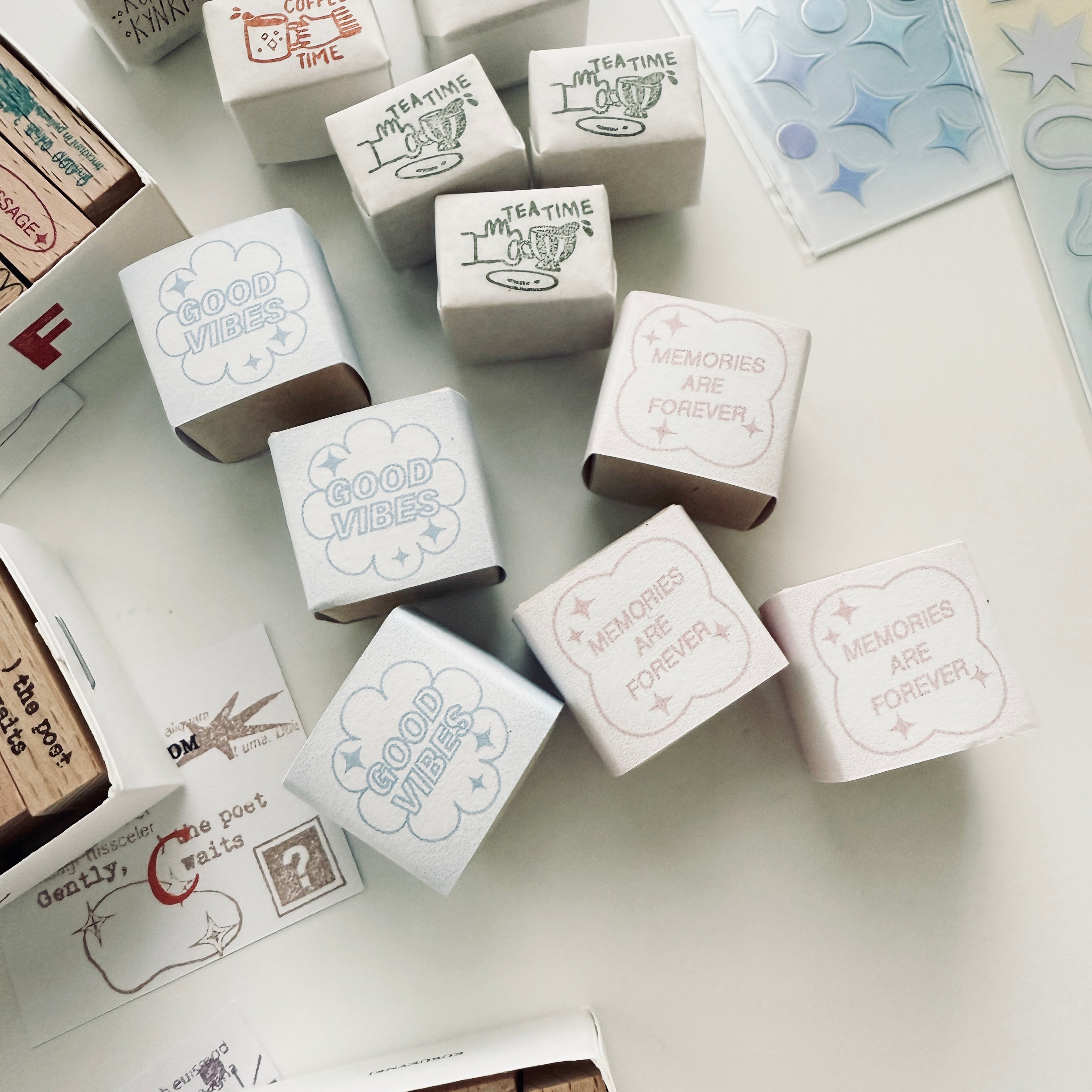 Kurukynki 2025 Summer Rubber Stamps / 2 Designs – Journal Station
