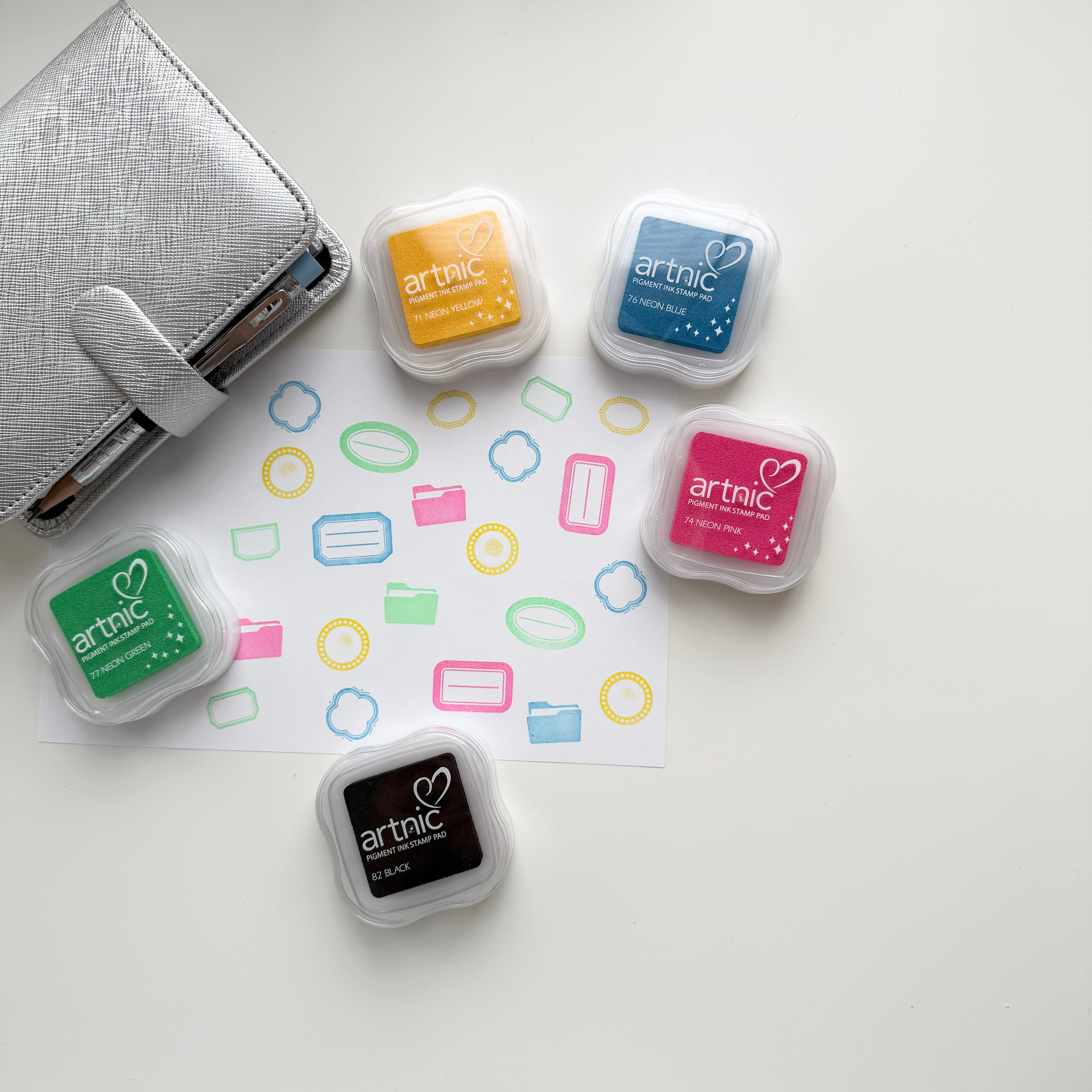 Artnic Neon Ink Pad // 5 Colors – Journal Station